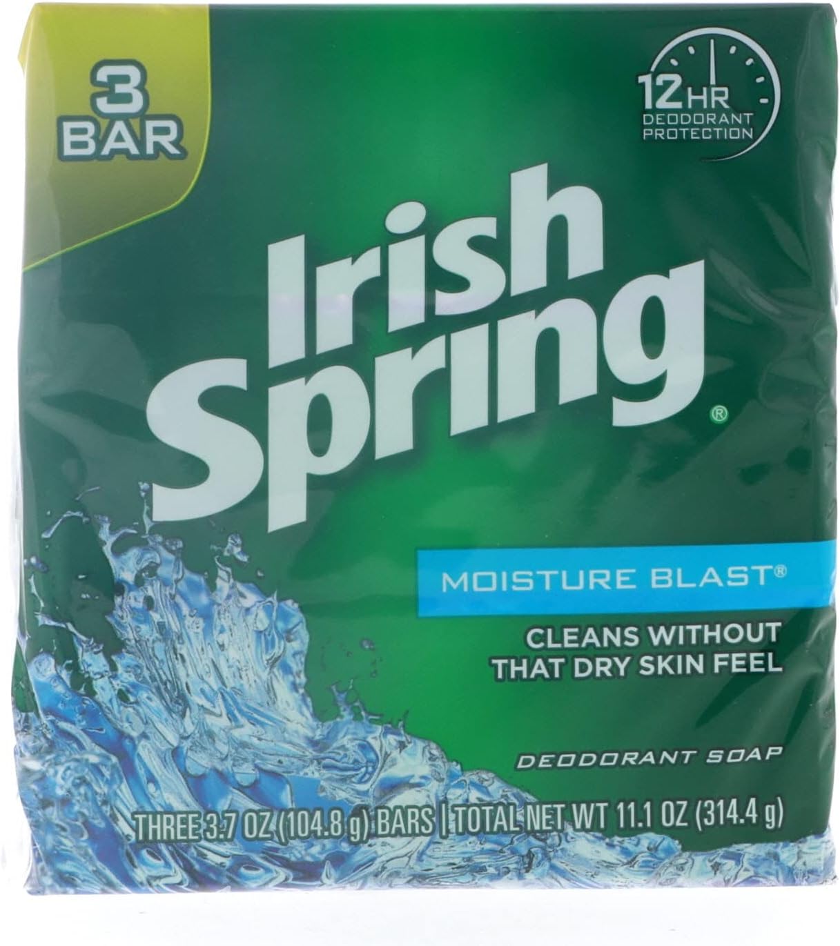 Amazon.com : Irish Springs Moisture Blast 3 Pack : Bath Soaps : Beauty ...
