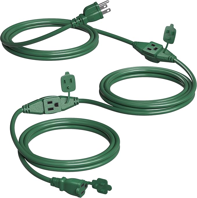 Amazon.com: Suraielec 25 FT Outdoor Extension Cord with Multiple ...