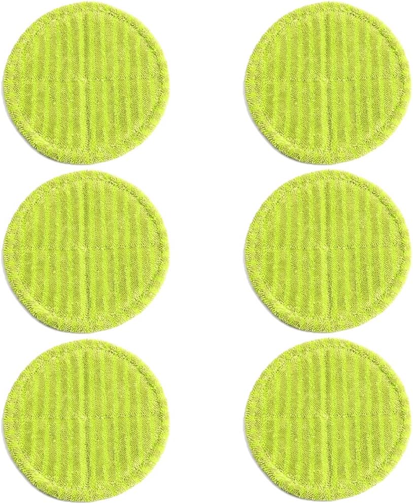 Lot de 6 tampons de nettoyage de rechange pour balai rotatif électrique ...
