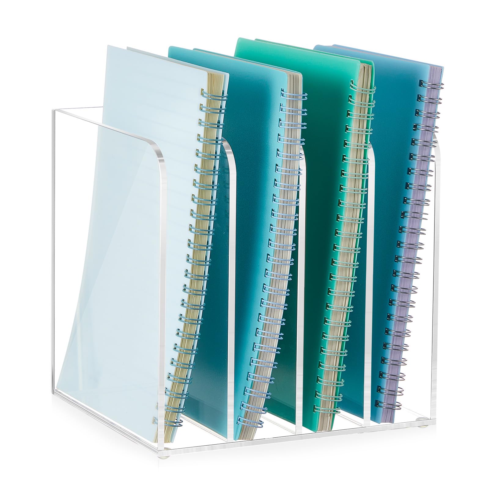 Amazon.com : Suzile Clear Acrylic Magazine File Holder with Vertical ...