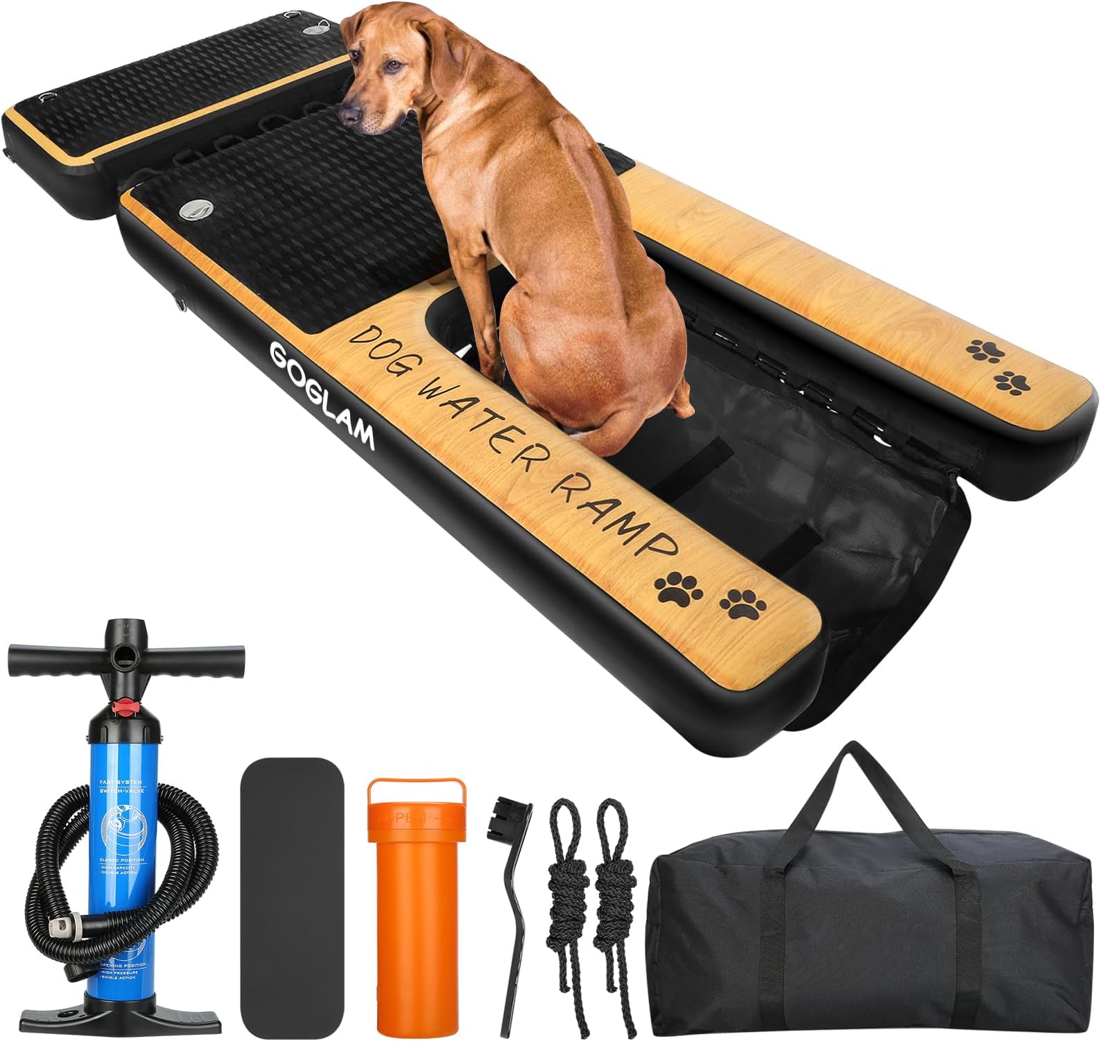 Amazon.com : DOK Dog-DOK Inflatable Dock Platform: Safe & Easy Water ...