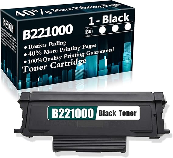 1 Black Cartridge B2236 B221000 Remanufactured Toner Cartridge ...