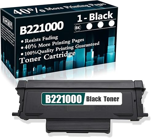 1 Black Cartridge B2236 B221000 Remanufactured Toner Cartridge ...