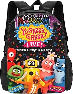 Amazon.com | Pobecan Yo Gabba Anime Gabba! Backpack Large Capacity ...