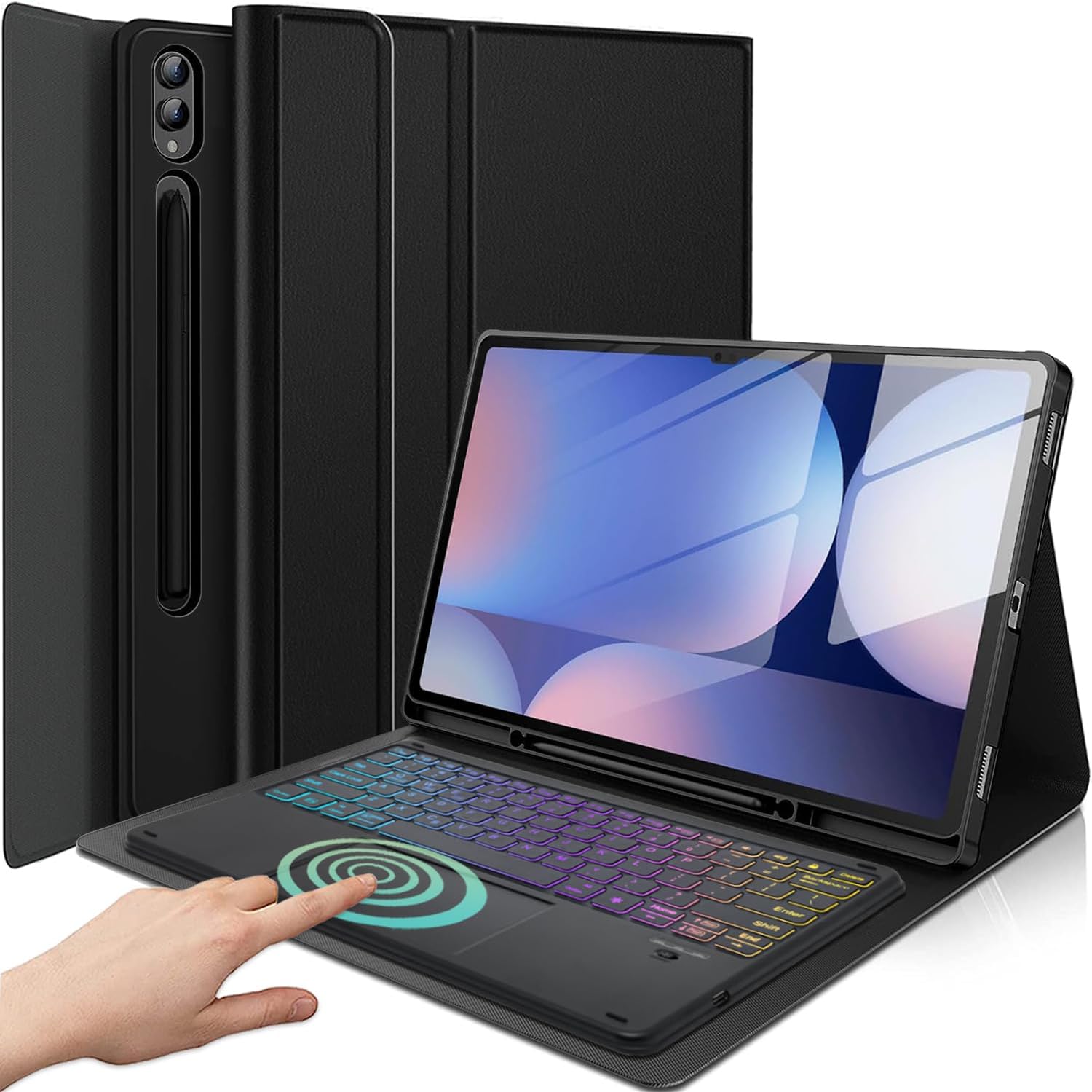 Amazon.com: Touchpad Keyboard Case for Samsung Galaxy Tab S10 Ultra 2024/S9 Ultra 14.6 Inch 2023 ...