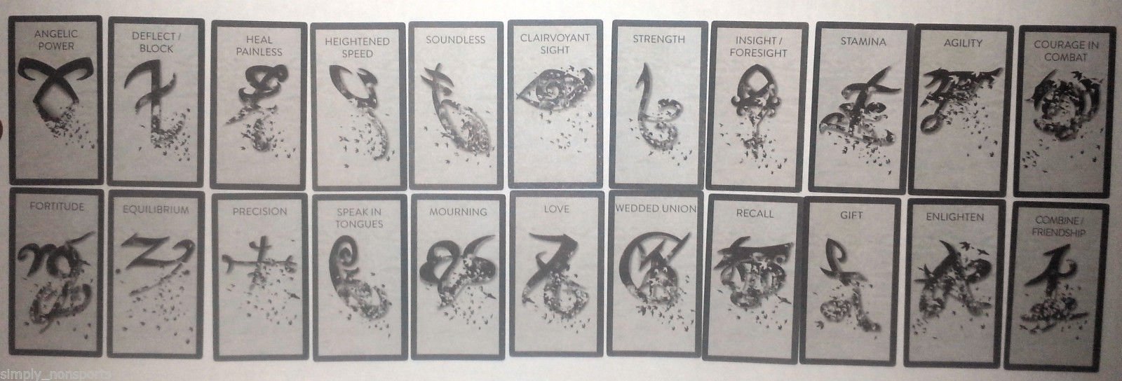 Runes Mortal Instruments