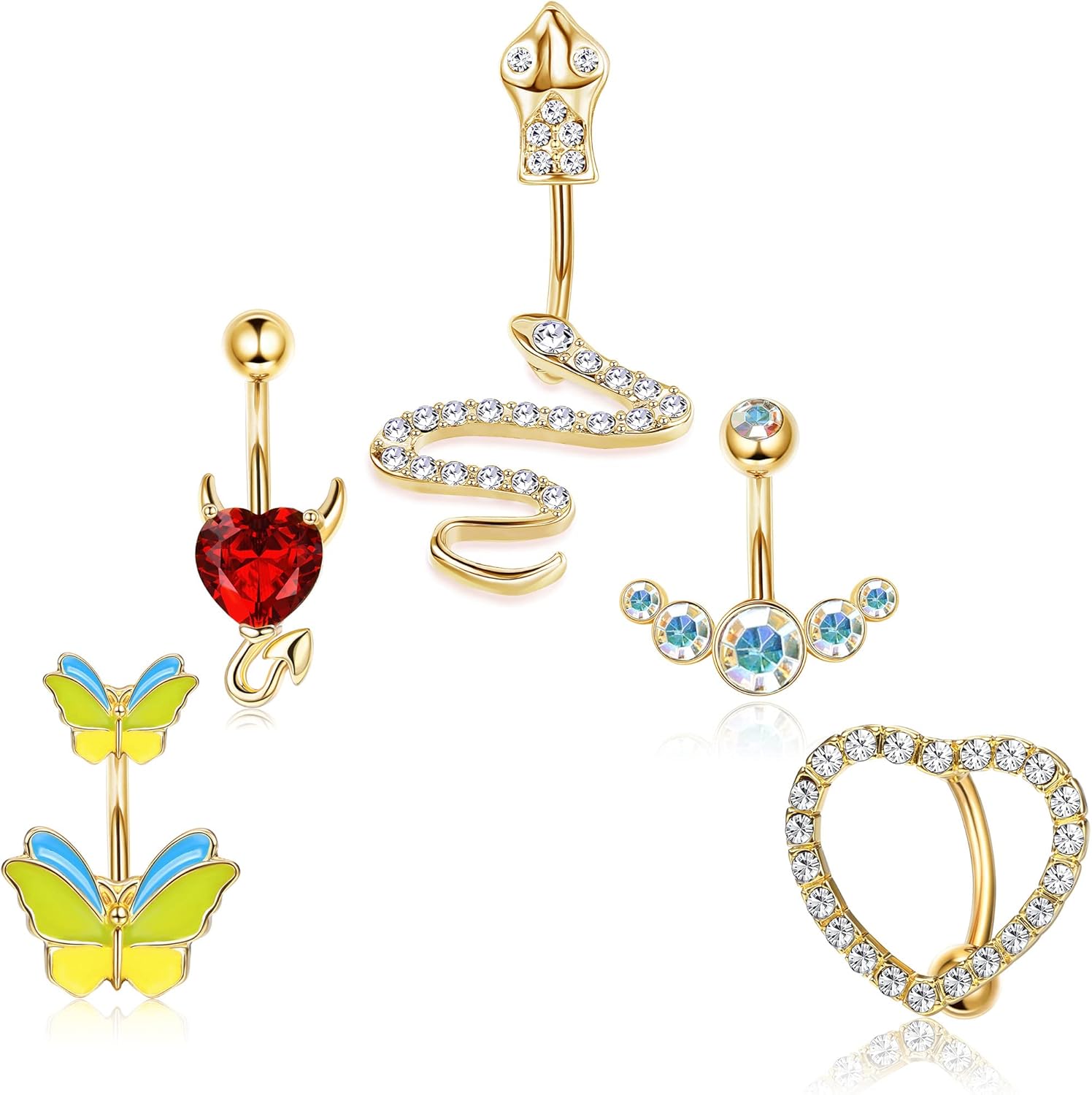 Cute Belly Button Rings Anchor