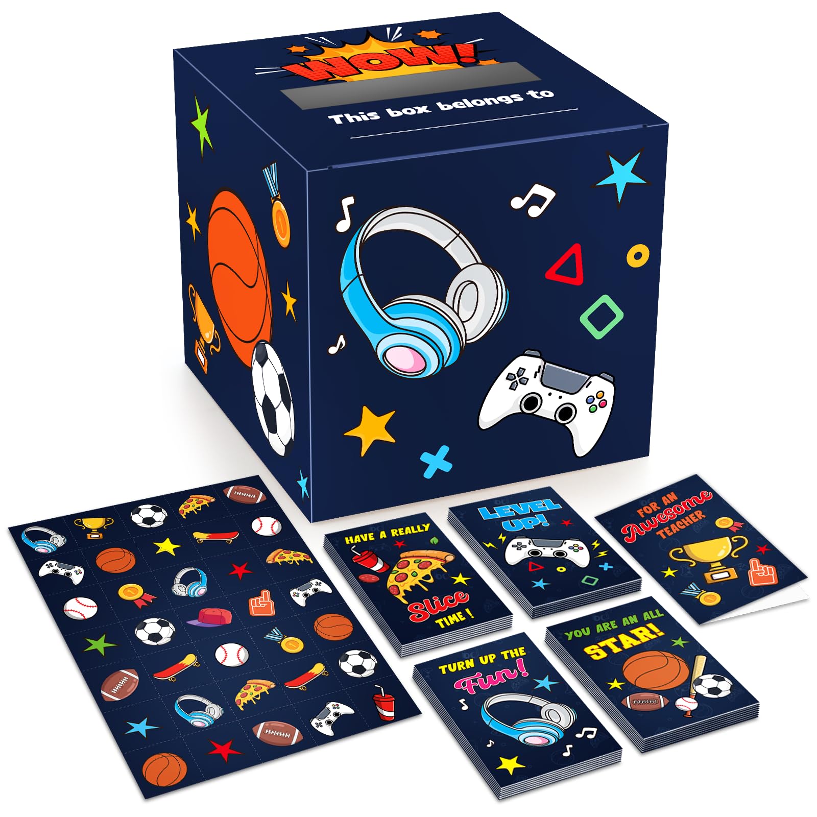 Amazon.com : Bstoyder Valentine's Day Box for Kids, 33 Pack Valentine ...