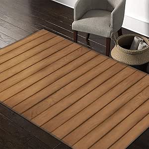Amazon.com: Area Rug a Texture Wood Planks are sort Vertical line as ...
