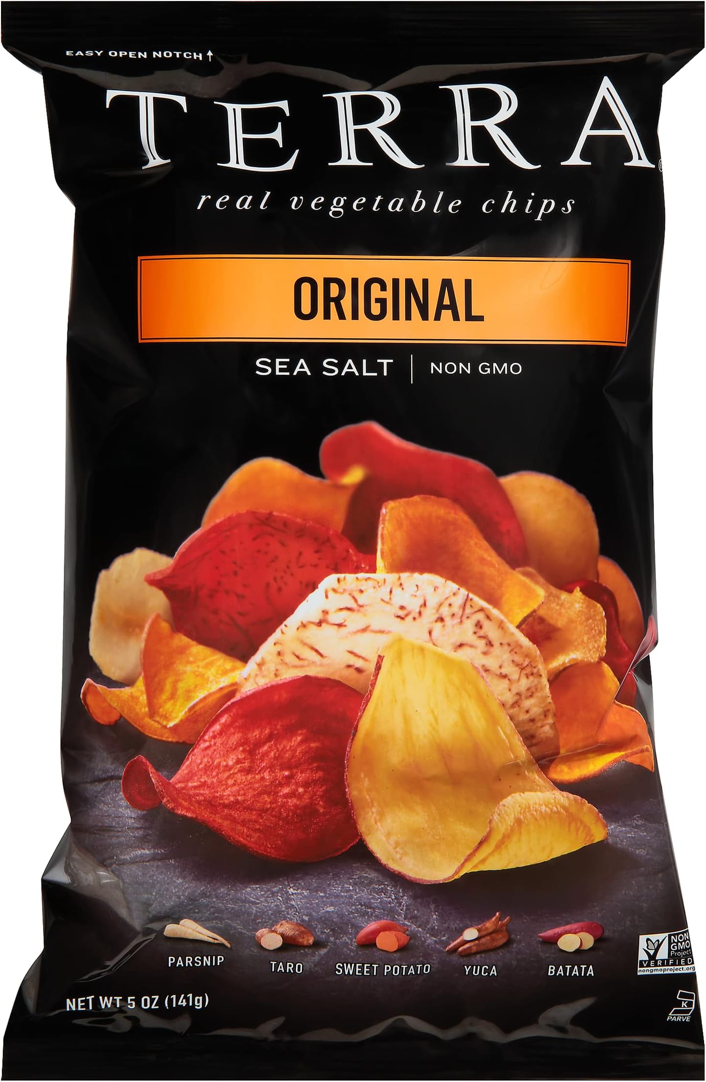 Amazon.com: Terra Vegetable Chips, Blues Chips with Sea Salt, 1 Oz ...