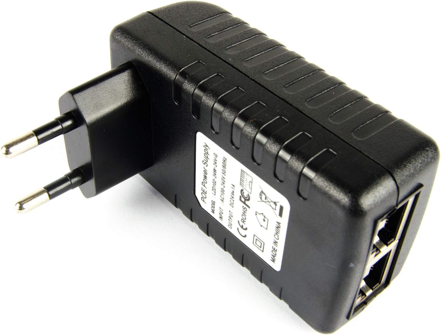 DSLRKIT Gigabit 48V 30watt PoE Injector Adapter Power Over Ethernet 802 ...