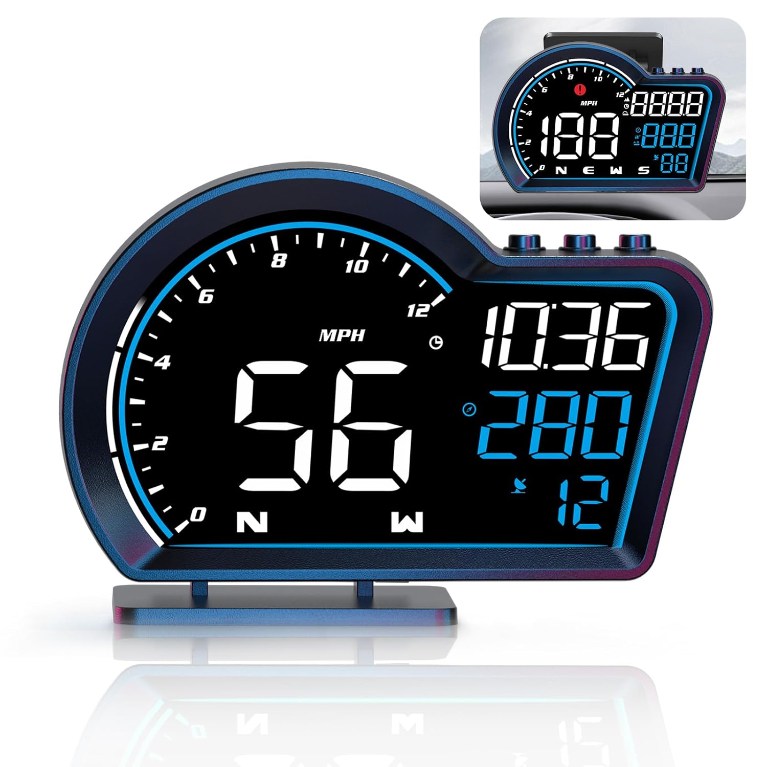 Amazon.com: SinoTrack HUD Digital GPS Speedometer for Car Universal ...