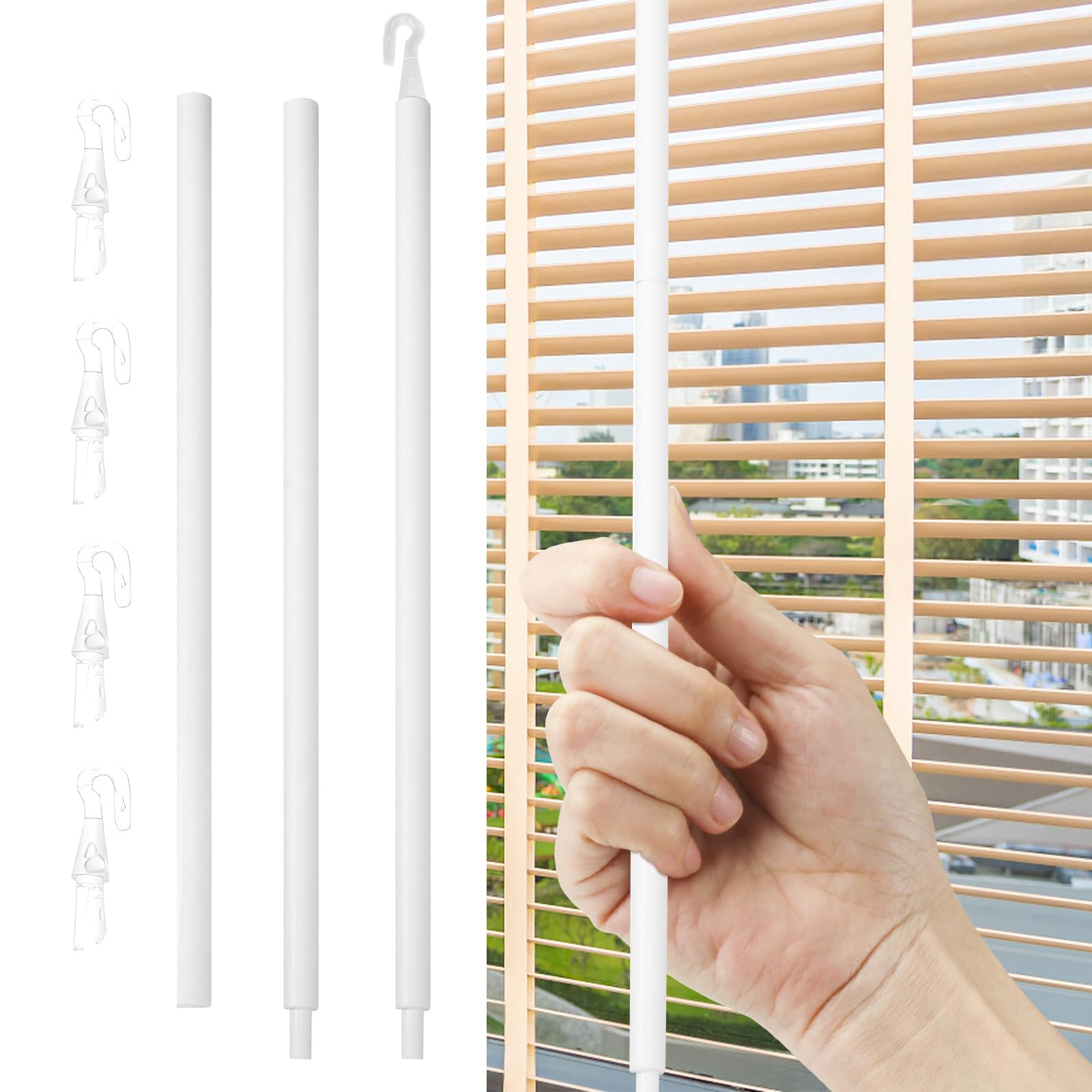 Amazon.com: Blind Wand Replacement with Hook, Window Blind Tilt Wand ...