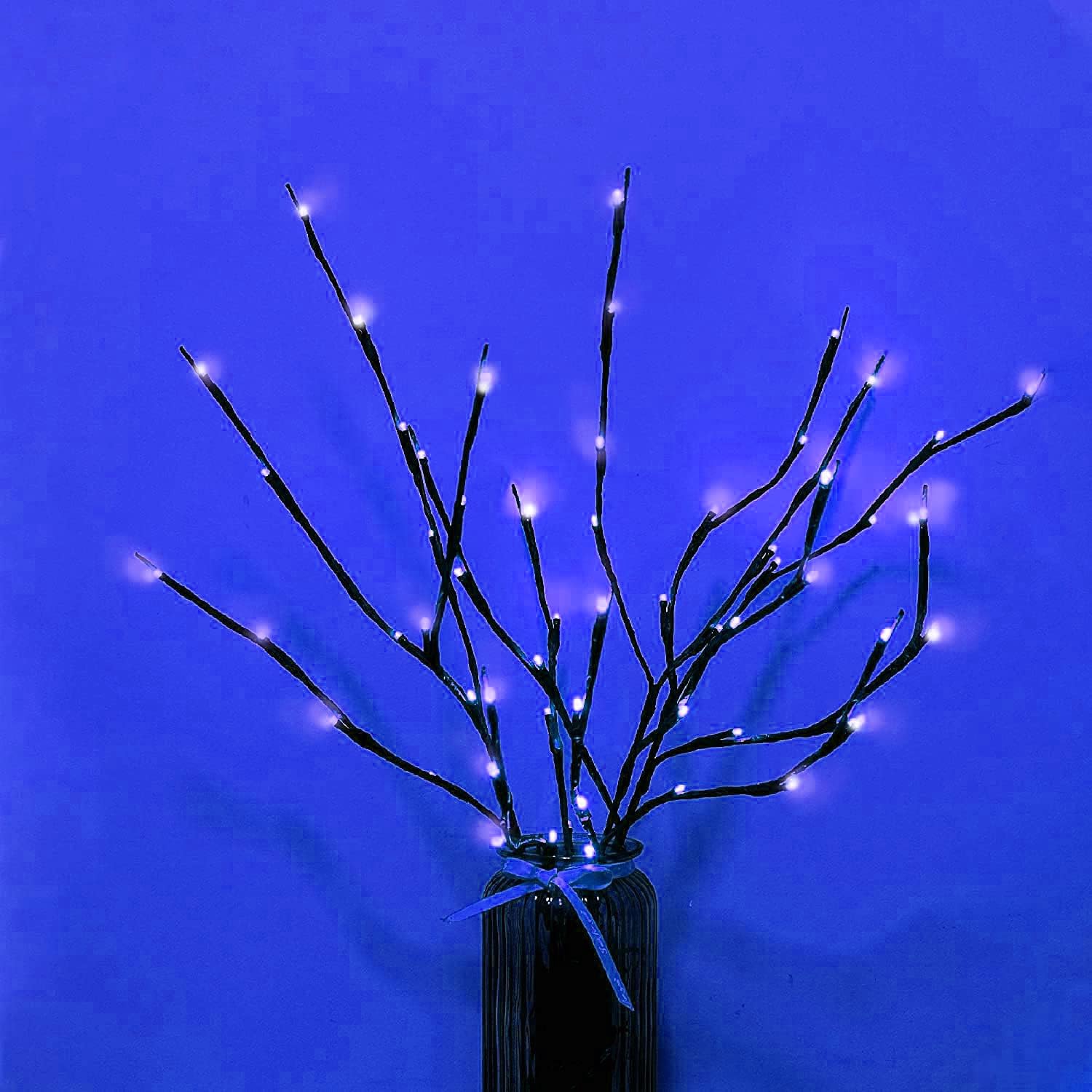 MENCH Branch Lights,3 Pcs Twig Light USB&Battery Powered 8 Flashing ...