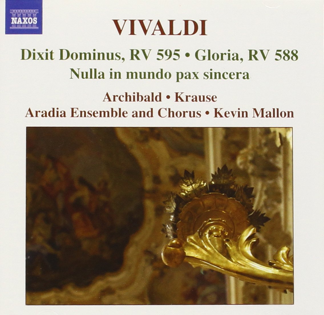 Dixit Dominus/Gloria - Mallon, Aradia Ensemble, Vivaldi,Antonio: Amazon ...