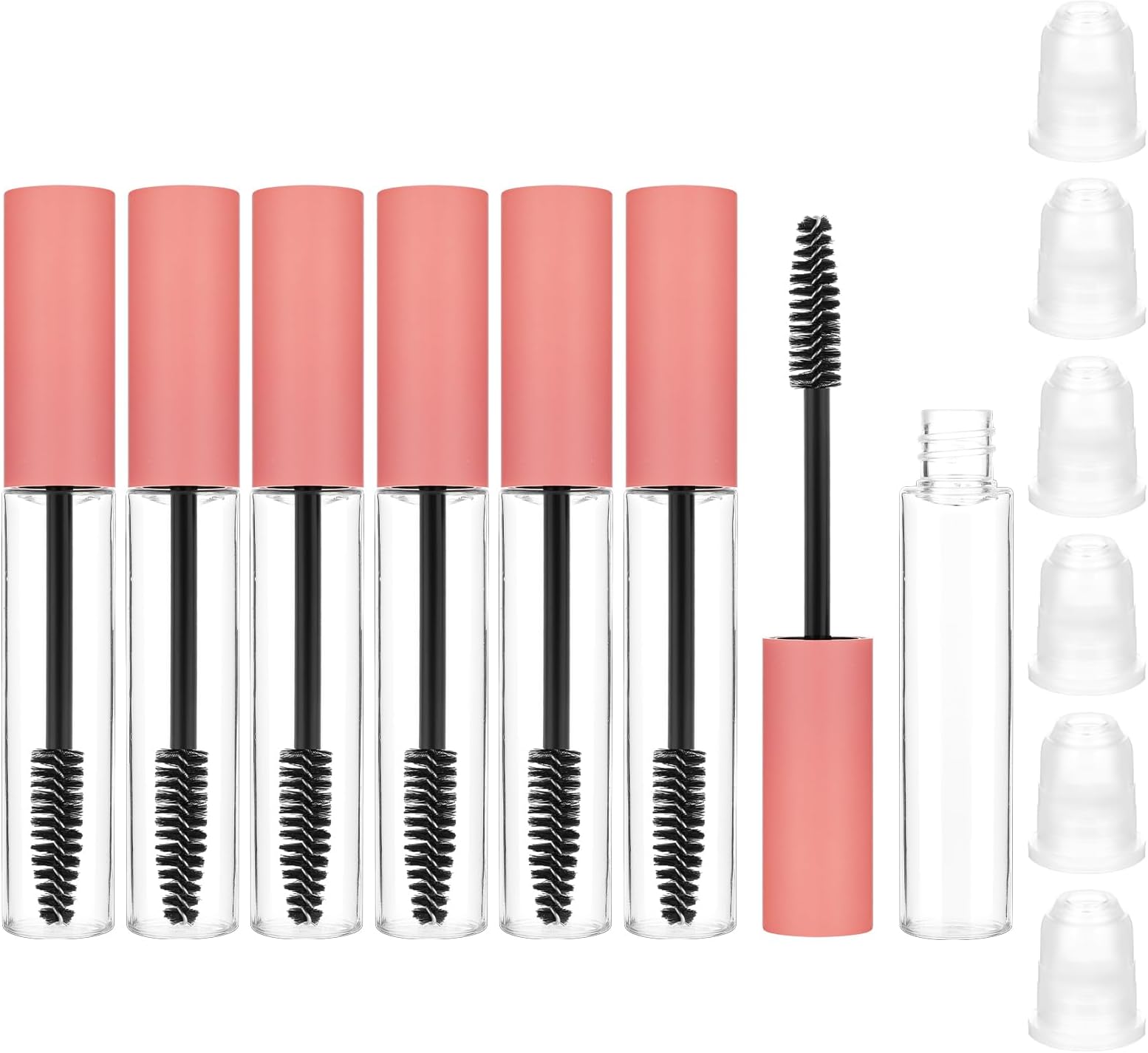 Amazon.com : 4 Pack Empty Mascara Tube with Eyelash Wand, ForSewian10ml ...