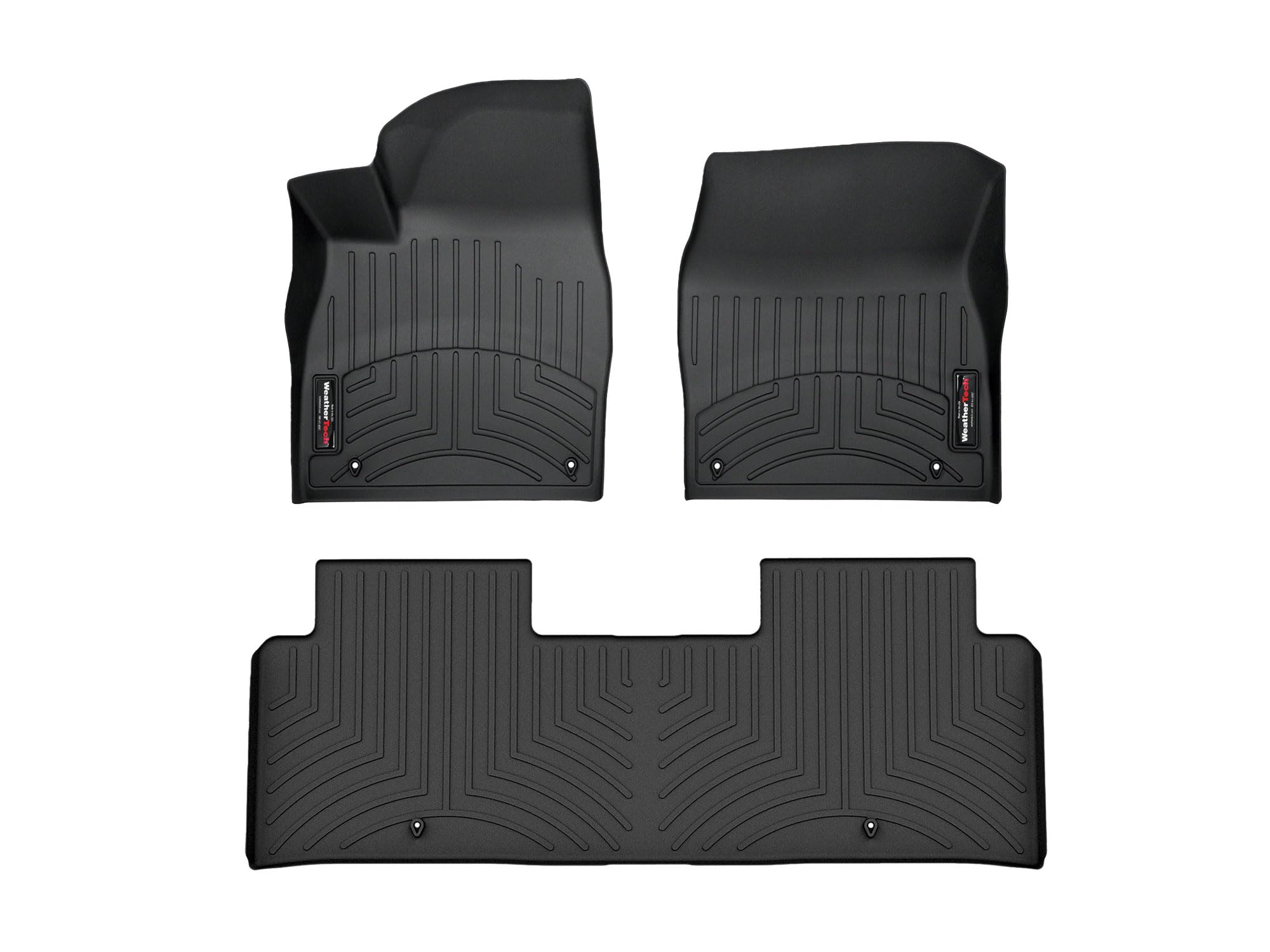 Amazon.com: WeatherTech Custom Fit FloorLiners for Kia EV6-1st & 2nd ...
