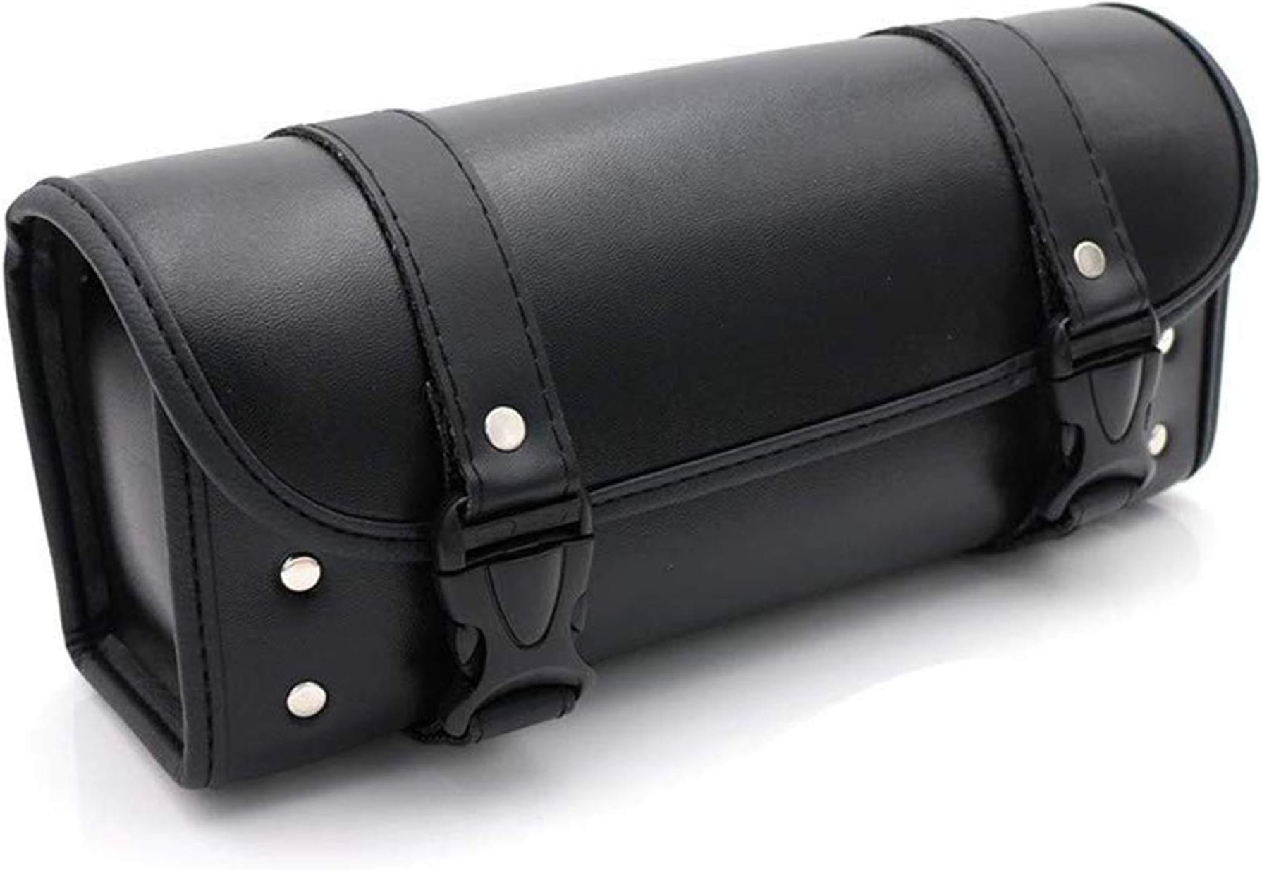 evomosa Universal Motorcycle Bag PU Leather Motorbike Saddle Bag ...