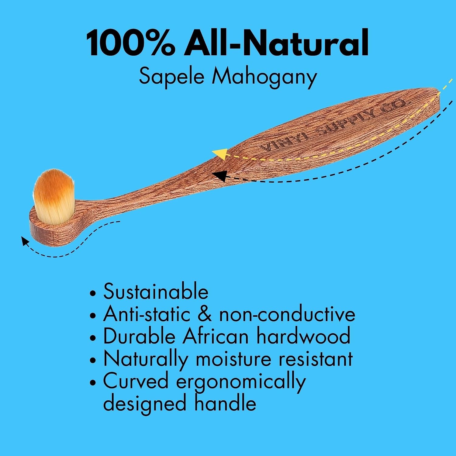 Limpiador de lápiz giratorio Record – 100% madera de caoba sapelí ...