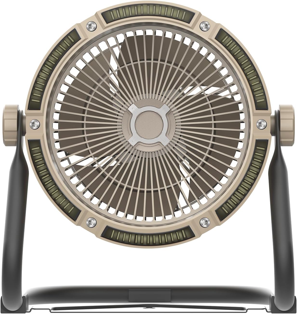 Amazon.com: FASHFACE Camping Fan Rechargeable with Light, 360 ...