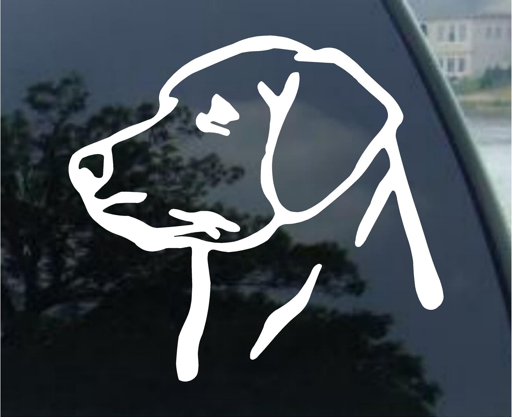 Amazon.com - Happy Black Lab Vinyl Waterproof Sticker Decal Car Laptop ...