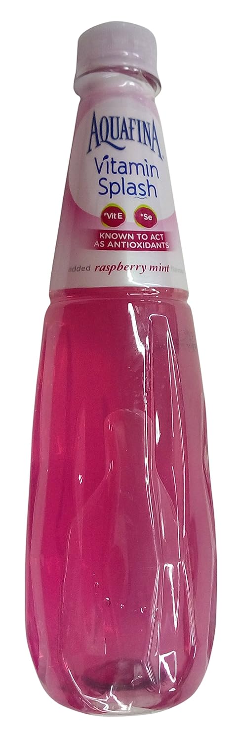 Aquafina Vitamin Splash Water - Raspberry Mint, 500ml Bottle : Amazon ...