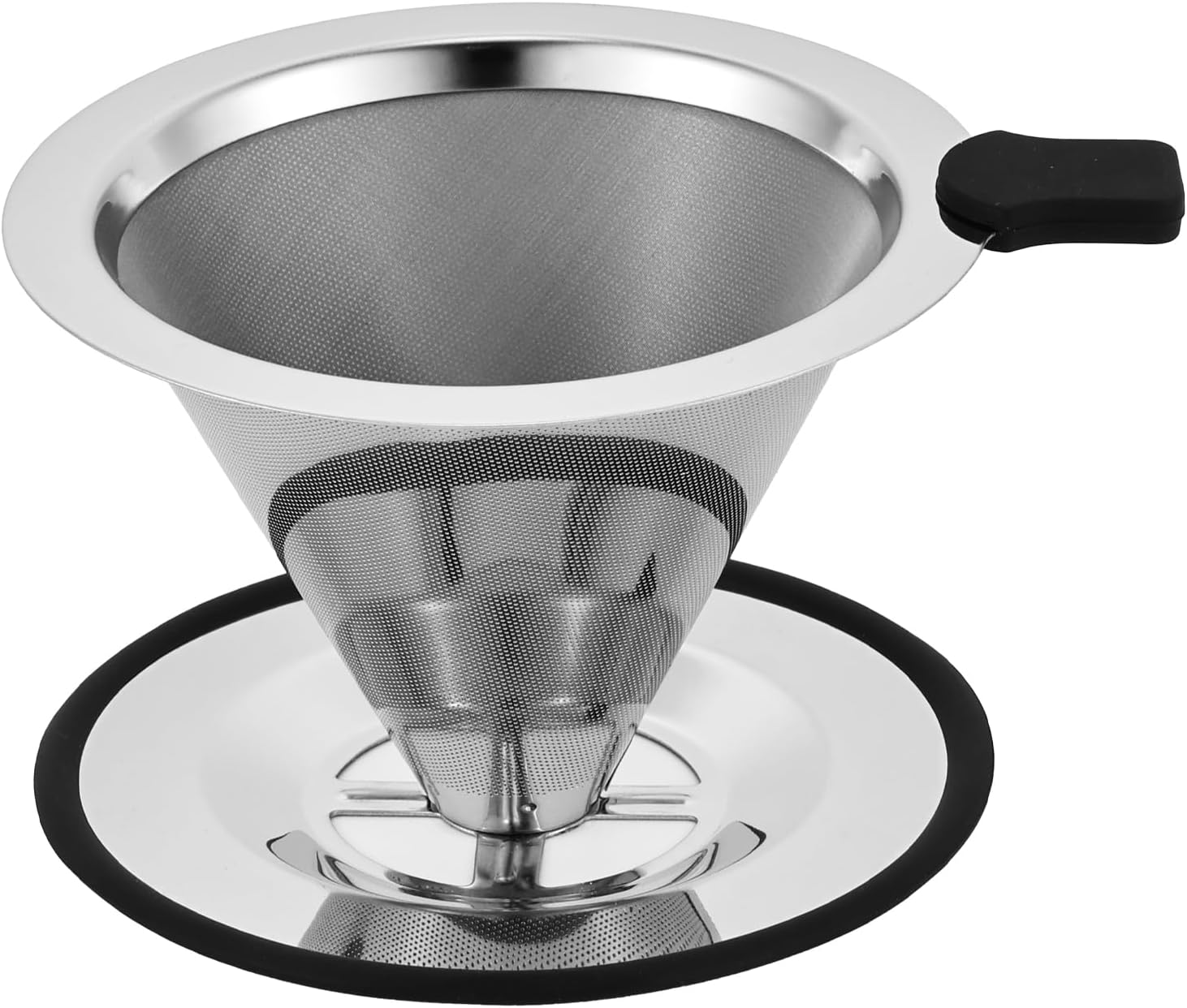 Amazon.com: Small Size Pour Over Coffee Dripper CAMPINGLIFE Reusable ...