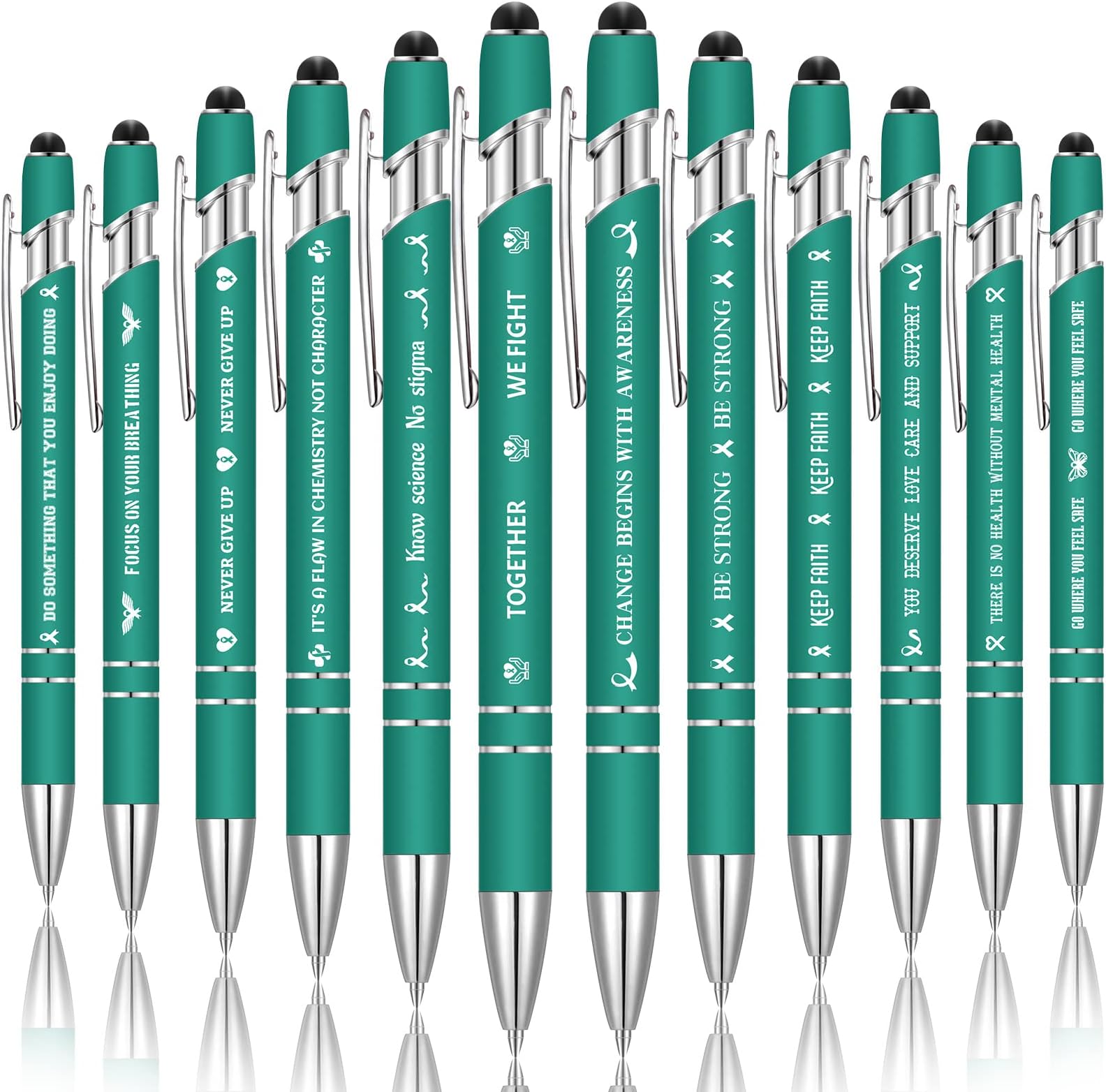 Amazon.com : Jetec 12 Pieces Mental Health Awareness Pen Bulk Mental ...