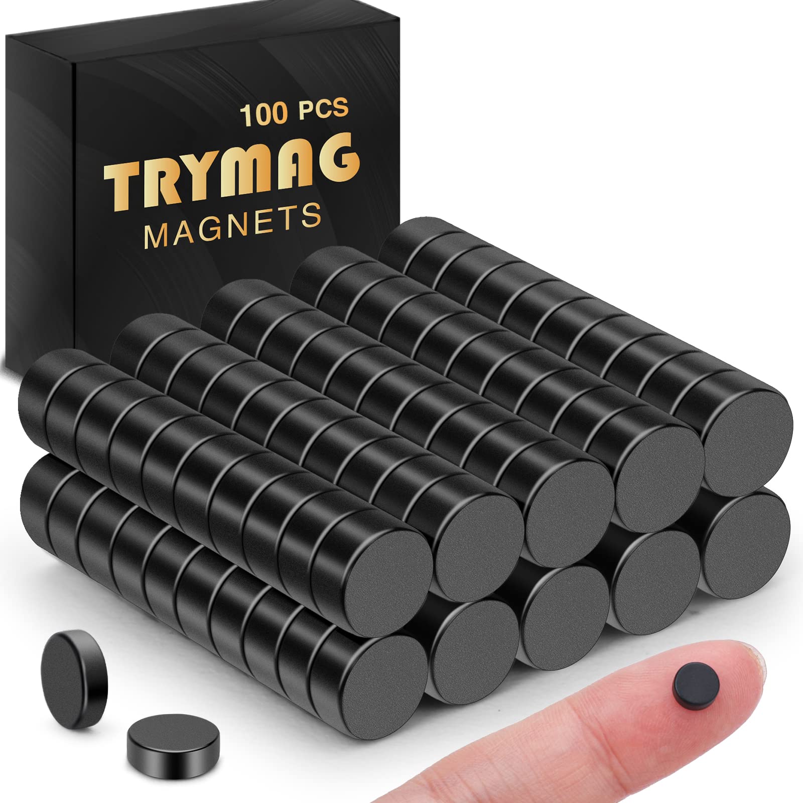 Snapklik.com : TRYMAG Small Magnets 100 Pcs Small Refrigerator Magnets ...