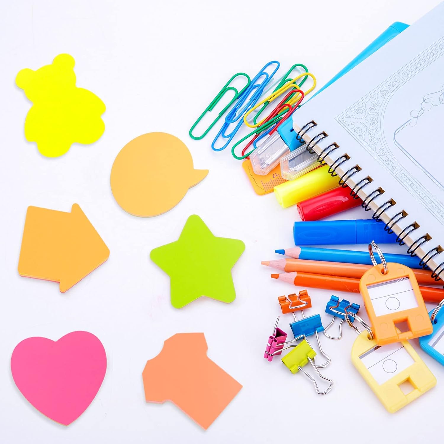 Cute Pastel Sticky Notes Set of 12 Pad – Per Pack 6 Different Shapes ...