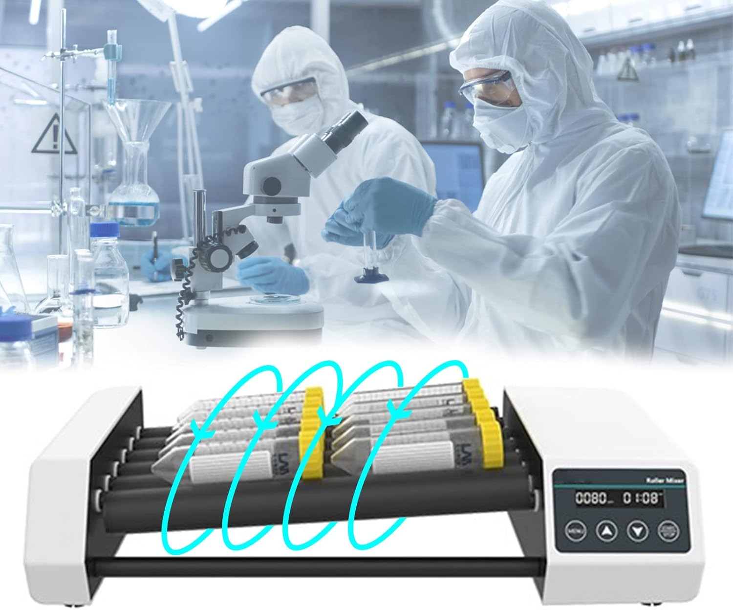 Laboratory Drum Mixer, Laboratory Vortex Oscillator, Digital Drum Mixer ...
