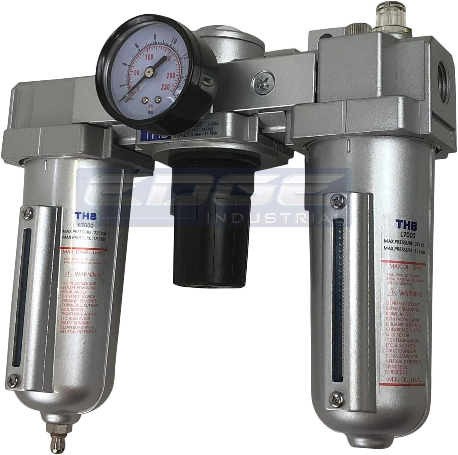 HEAVY DUTY INDUSTRIAL RATED 3 STAGE COMBINATION FILTER REGULATOR ...