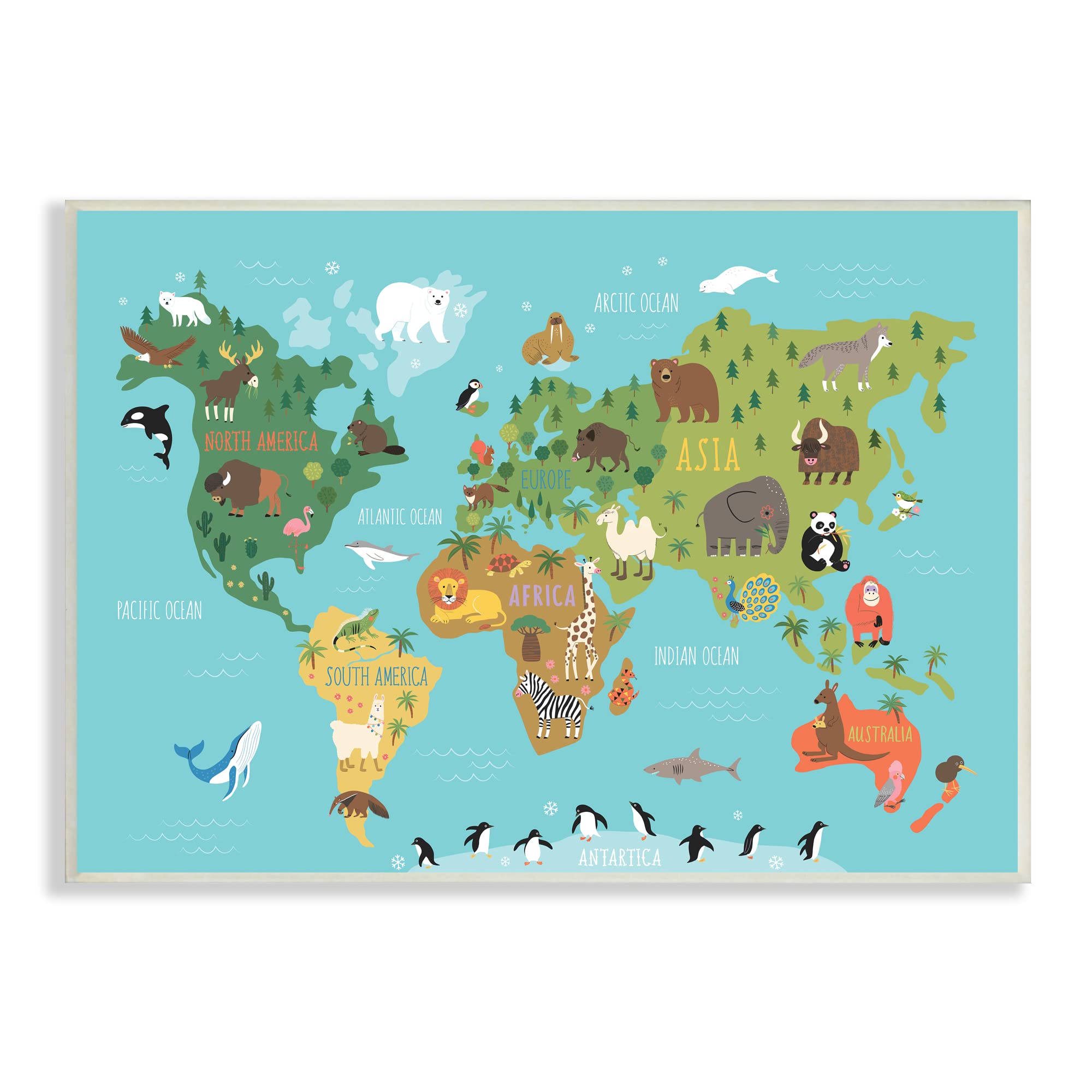 Large World Map With Countries Labeled