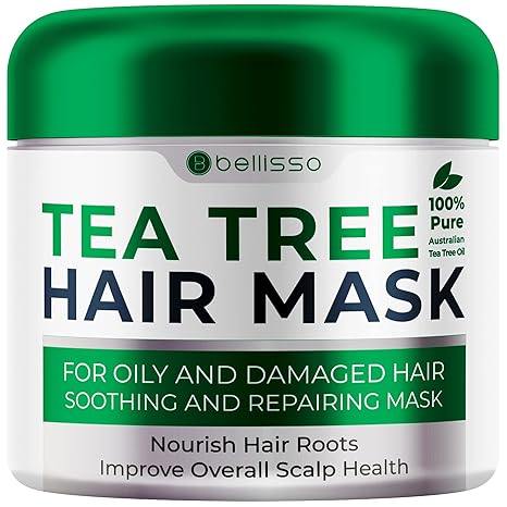 Amazon.com: Tea Tree Oil Hair Mask - Deep Conditioner Treatment for All ...