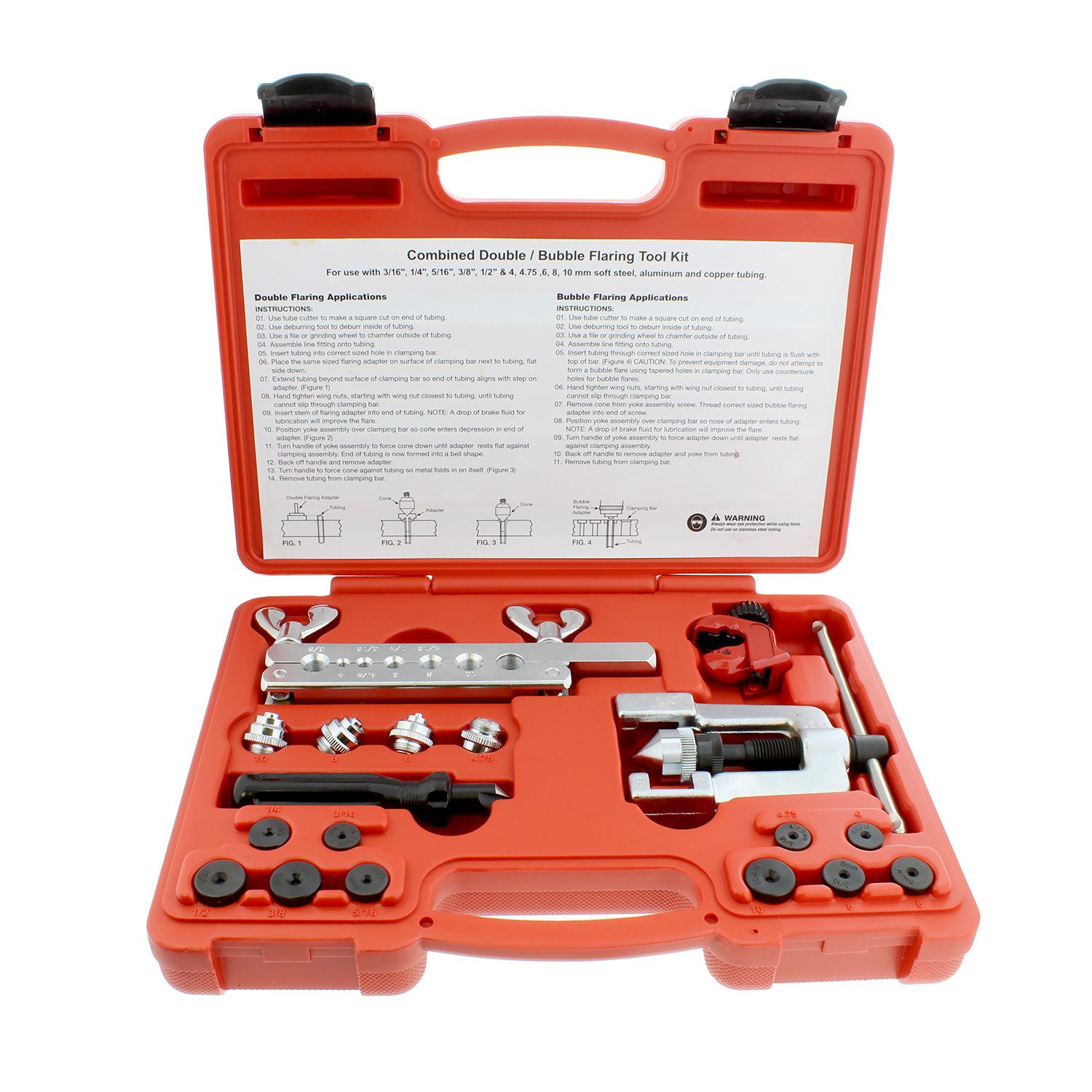 Snapklik.com : ABN Bubble Flare Tool & Double Flaring Kit Tubing Bender ...