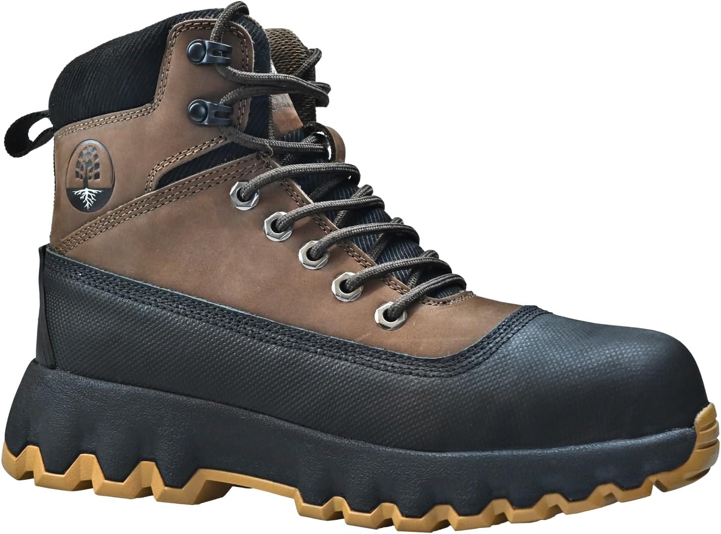Steel Toe Boots for Men Work Genuine Leather Anti-Static Puncture ...