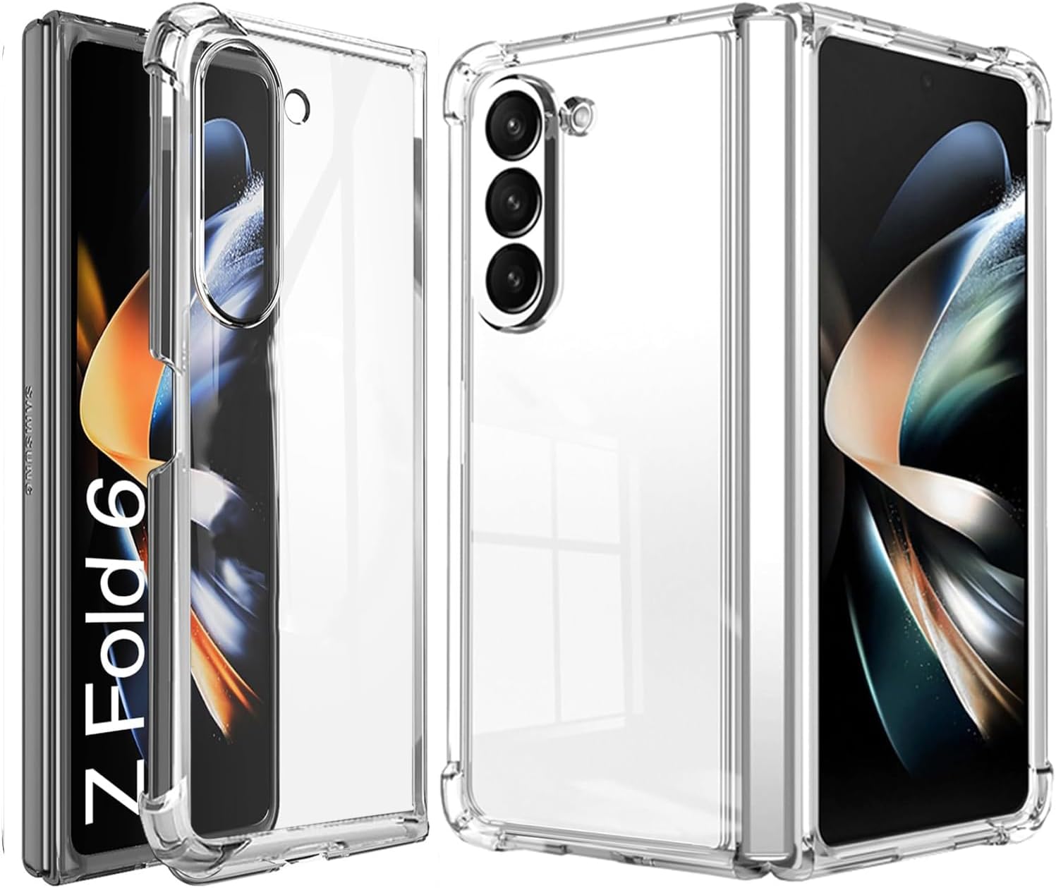 KZIOACSH Case for Samsung Galaxy Z Fold 6, Lightweight [Dual-Layered ...