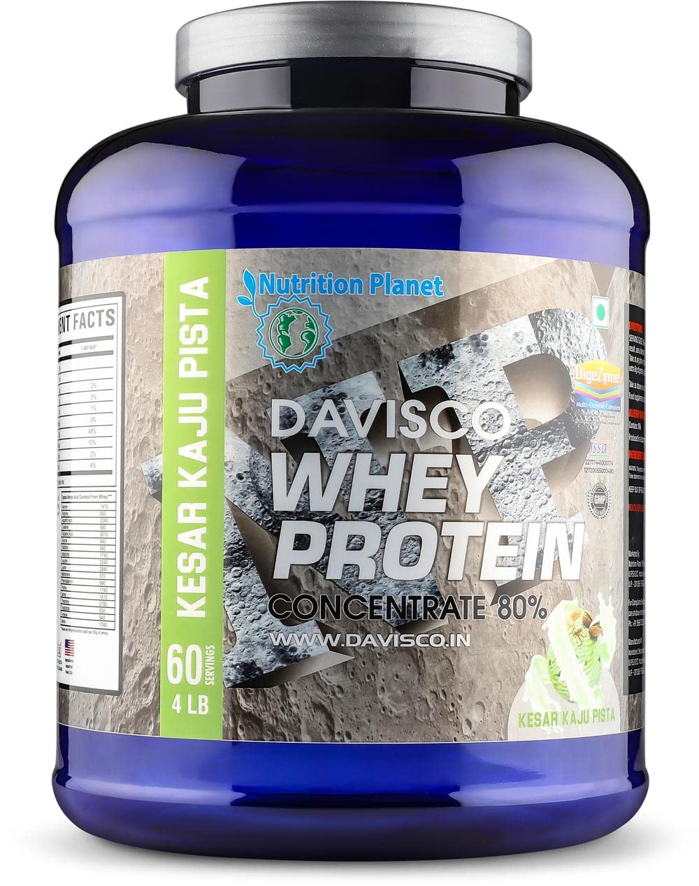 Nutrition Planet Davisco Whey Protein(With Real Cashew, Pistachio ...