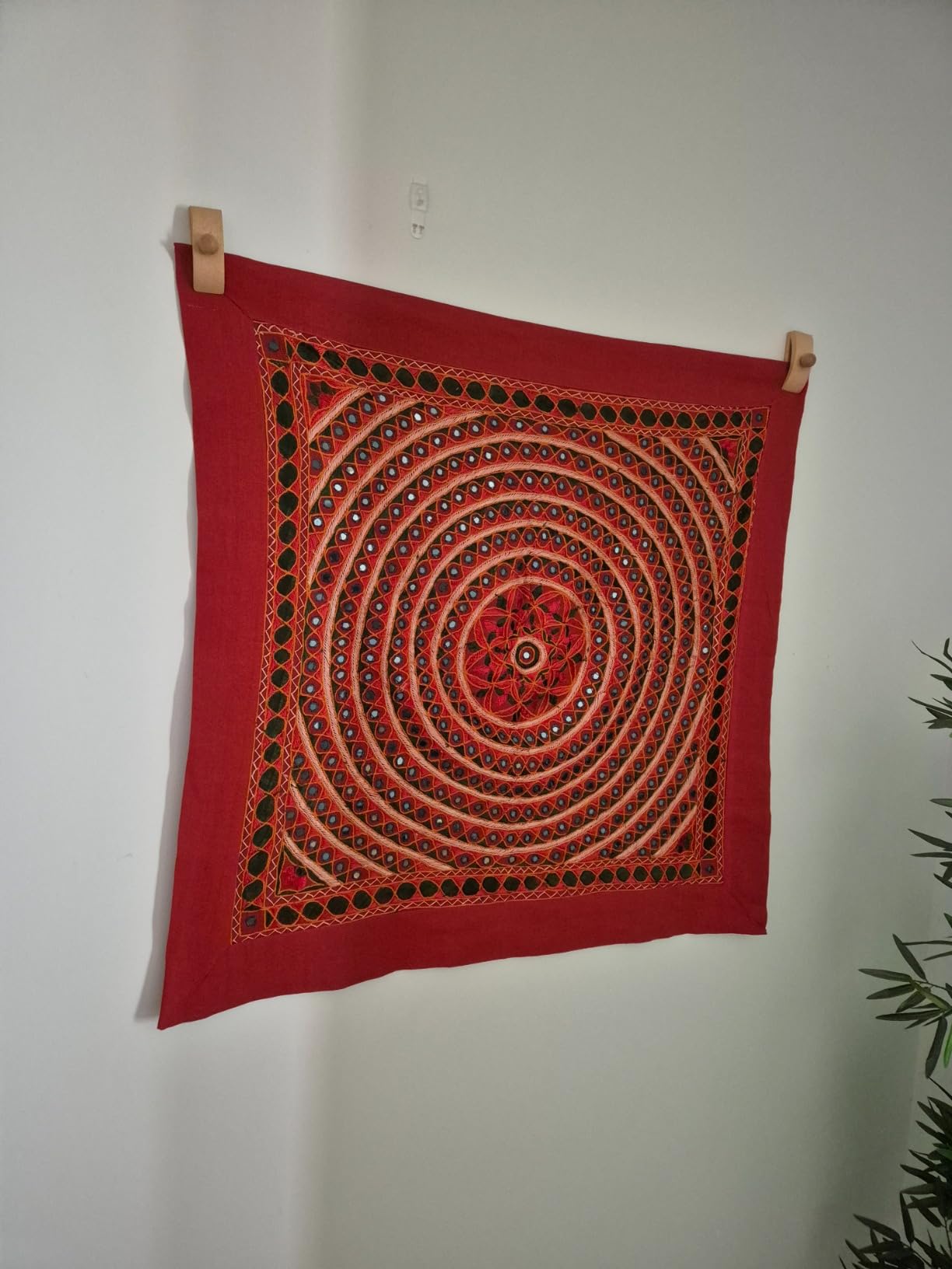 4 Large Quilt Hangers for Wall for Display, Wooden Rug Hangers for Wall ...