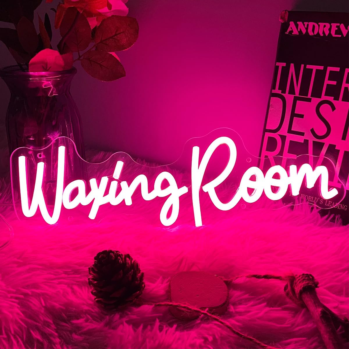 Waxing Room Neon Sign For Spa Beauty Room Nail Brows Lashed Salon ...