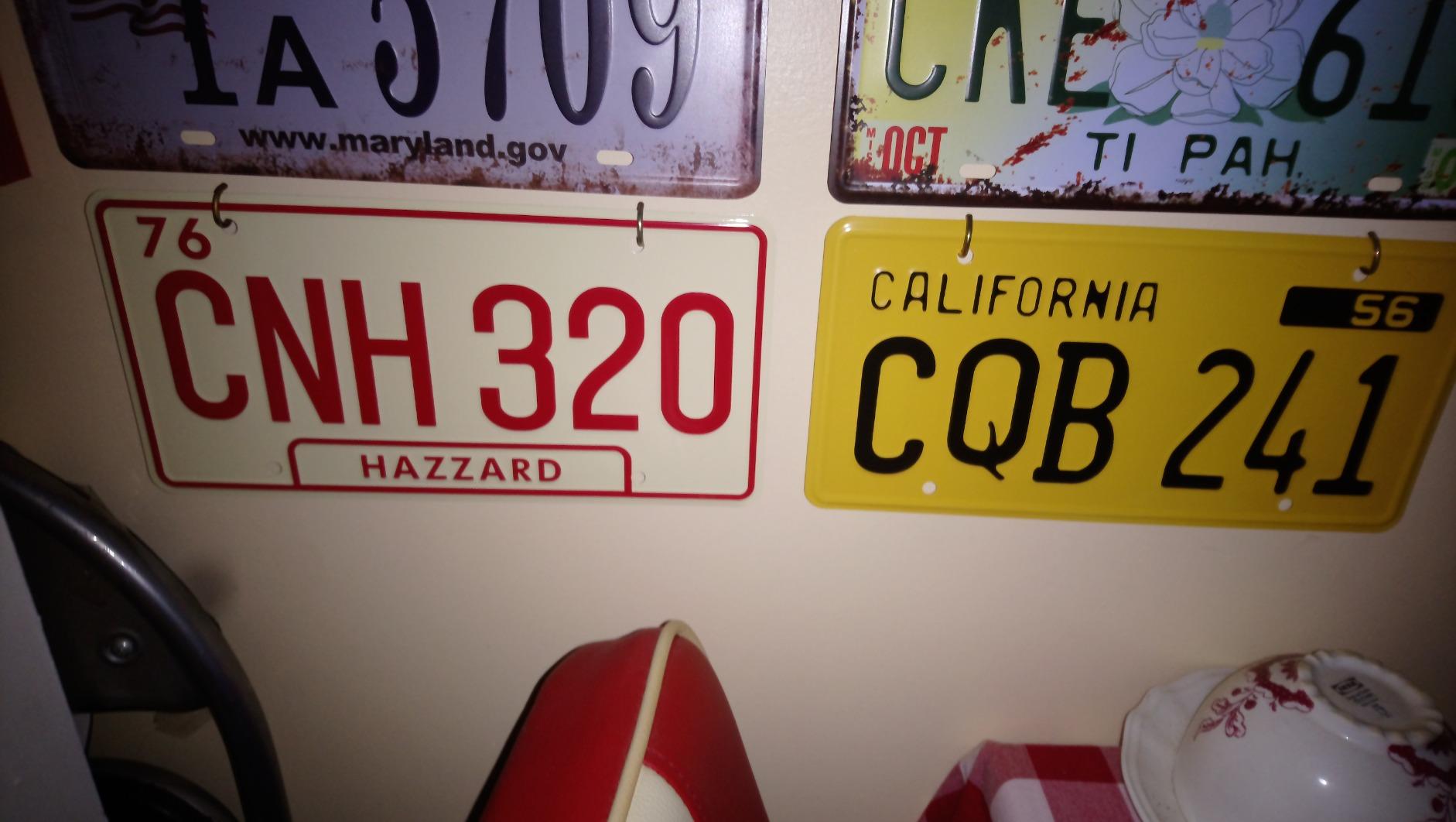 Christine | CQB 241 | Metal Stamped License Plate : Amazon.co.uk: Toys & Games