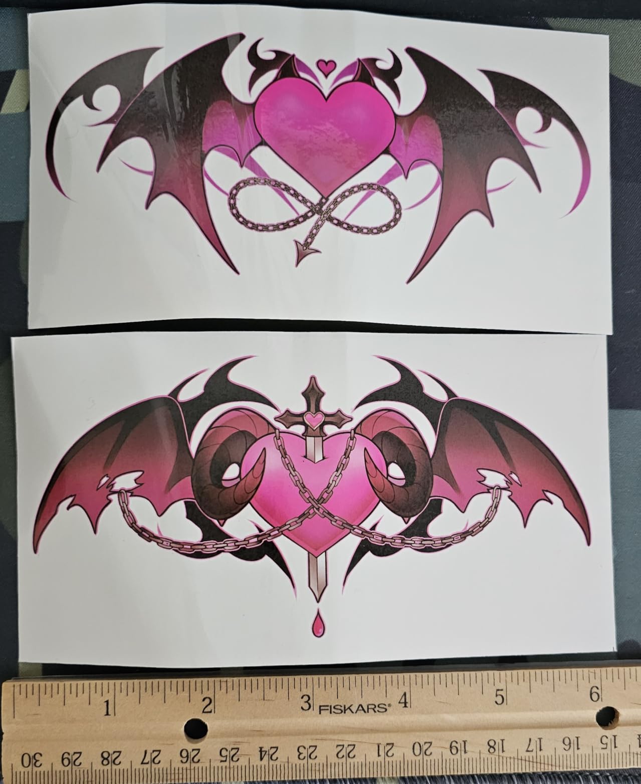 Amazon Kawaii Sexy Succubus Womb Temporary Tattoos Realistic