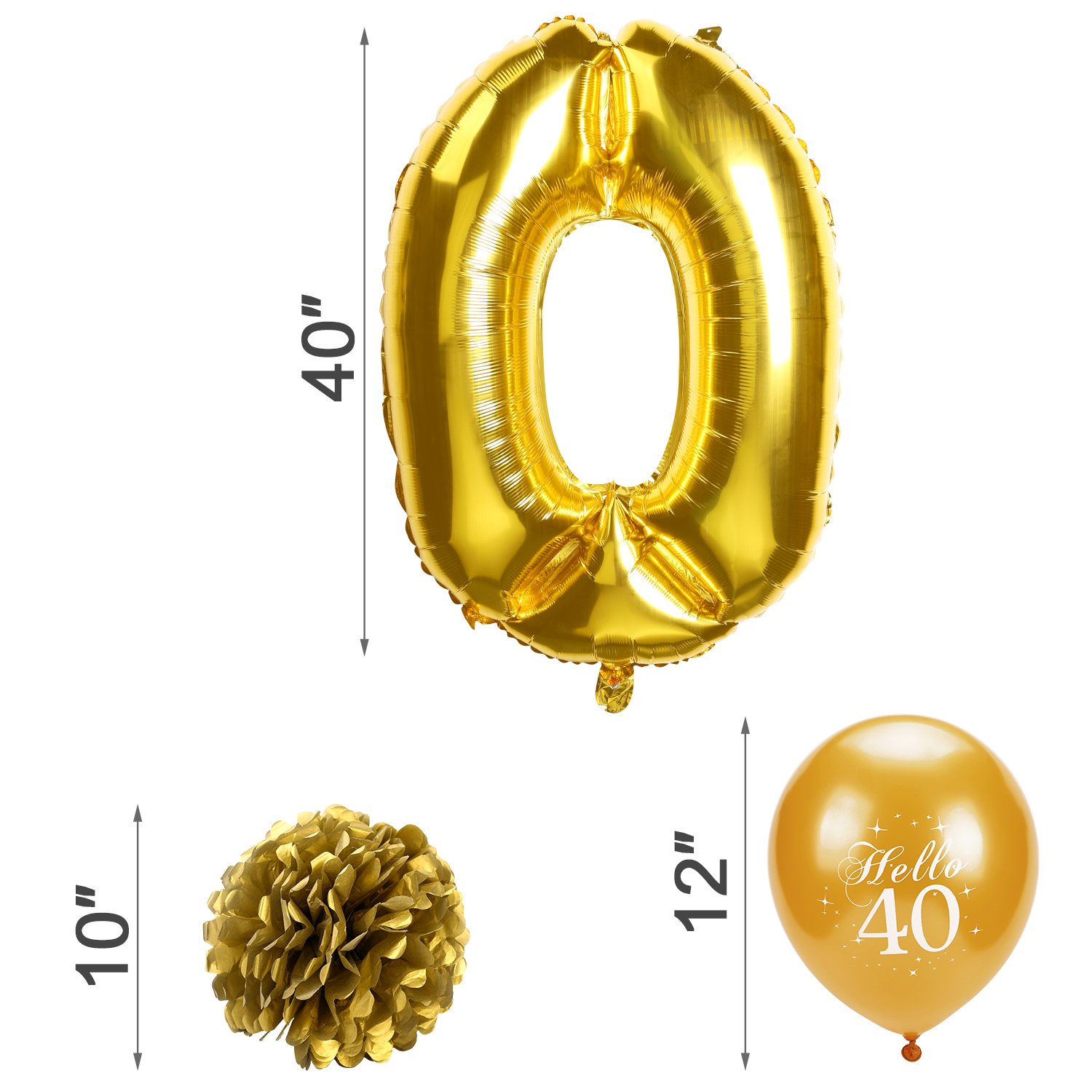 Konsait 40th Birthday Party Decorations Cheers To 40 Years Banner konsait-40th-birthday-party-decorations-cheers-to-40-years-banner