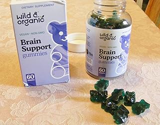 Amazon.com: Wild & Organic Brain Support Gummies - Focus Supplement w ...