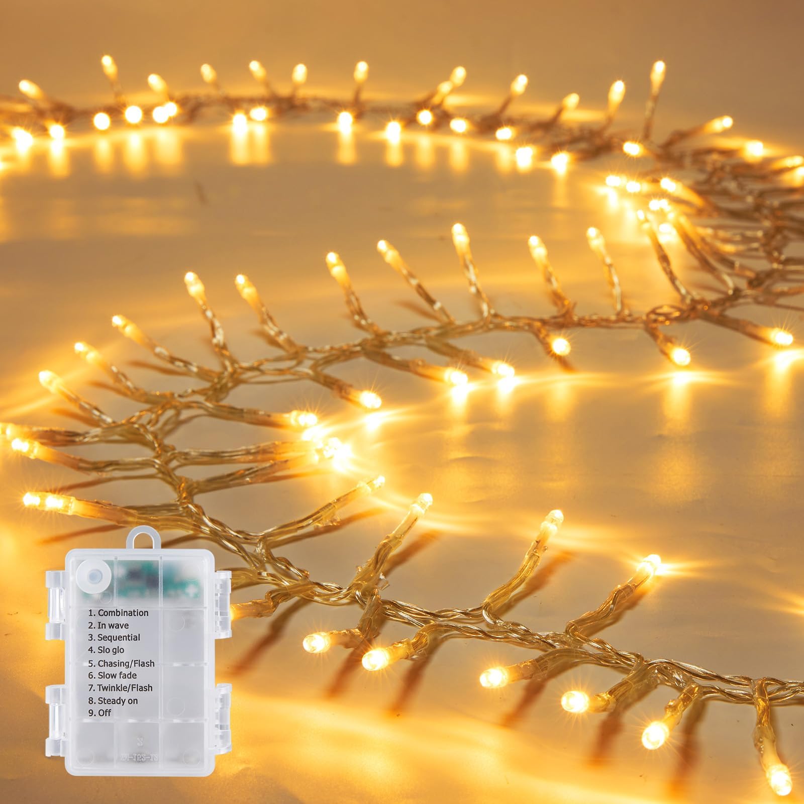 30 Mini Bulb LED Battery Operated Fairy String Lights in White, for ...