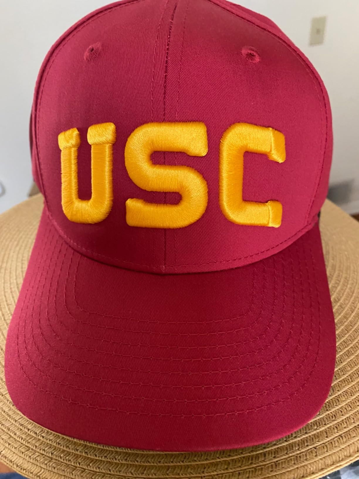 Amazon.com : Pacific Headwear Standard USC Trojans Cotton-Poly Hook-and ...