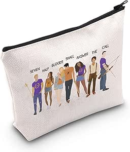 Amazon.com: POFULL Book Lover Cosmetic Bag Bookish Gift Seven Half ...