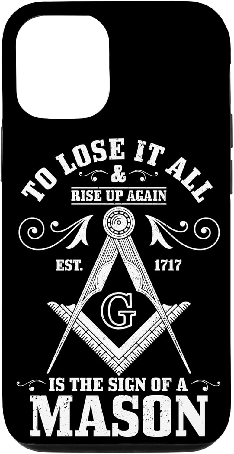 Amazon.com: iPhone 15 Mason Freemason Masonic Symbol Square & Compass ...