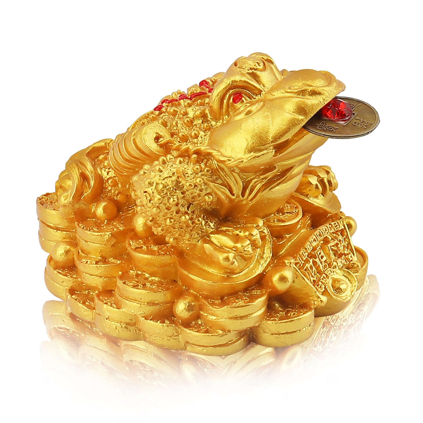Amazon.com: ALIBBON Feng Shui Decor Wealth Luck Ornaments Mini Money ...