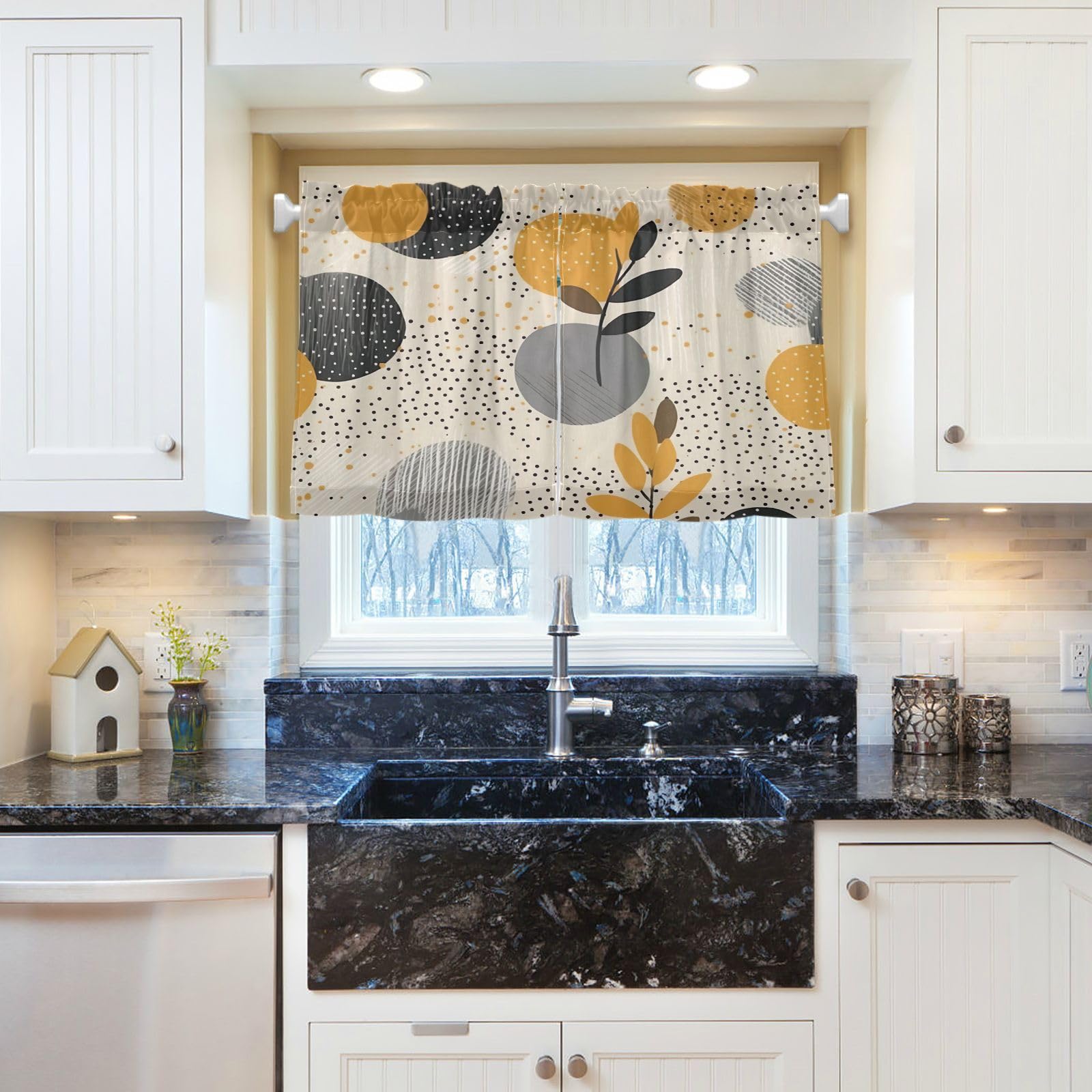 Chef Curtains For Kitchen Skeleton Electric Guitar Kitchen Curtains 24 ...